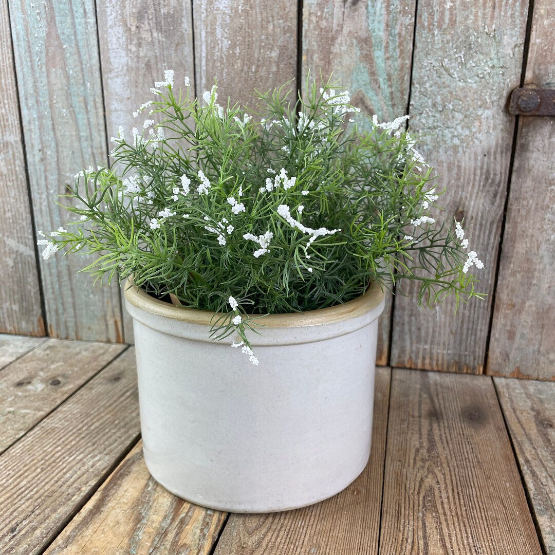 Small Vintage Crock Shorter Crock Farmhouse Kitchen Decor - Etsy