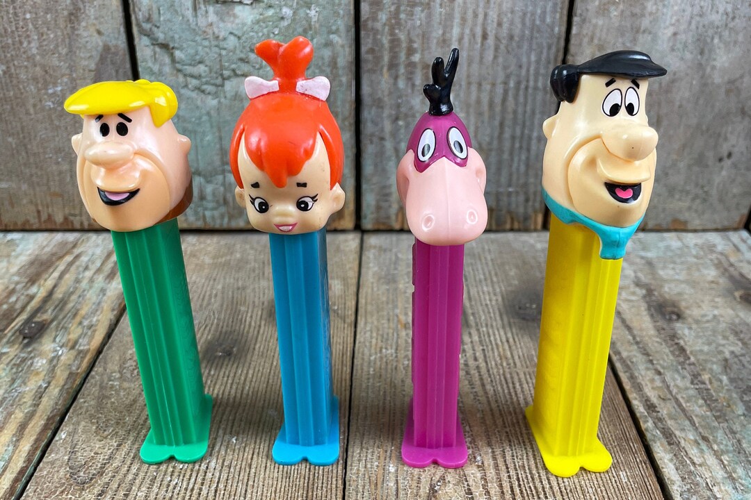 Vintage Pez Collection Flintstones' Pez 4 Character - Etsy
