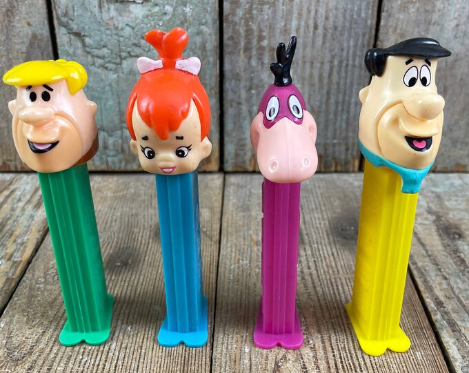Vintage Pez Collection Flintstones' Pez 4 Character Pez Dispensers - Etsy
