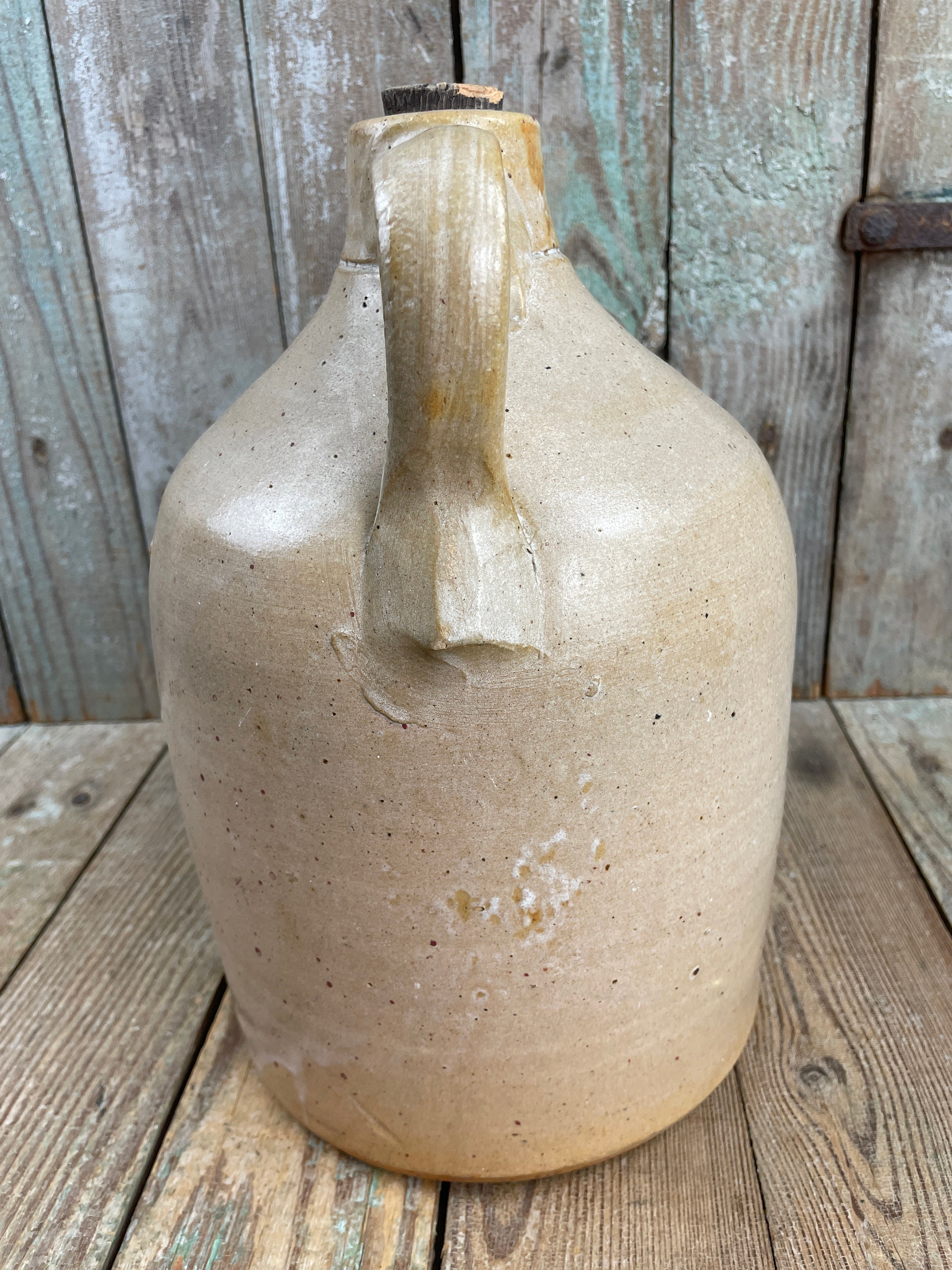 Old Whiskey Jug Vintage Salt Glazed Jug Vintage Decor - Etsy