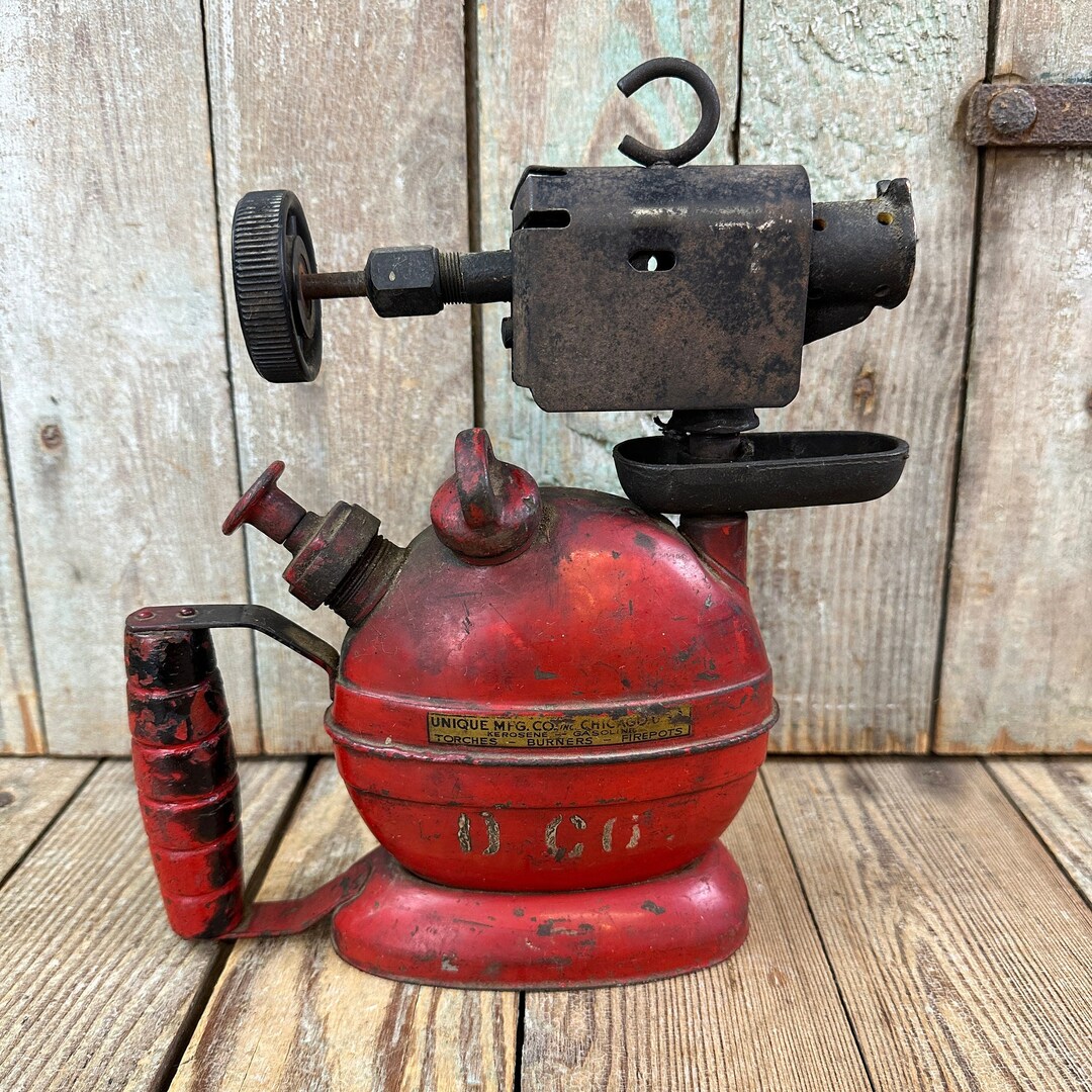 Rare Antique Blow Torch Unique MFG Co Chicago Rustic - Etsy