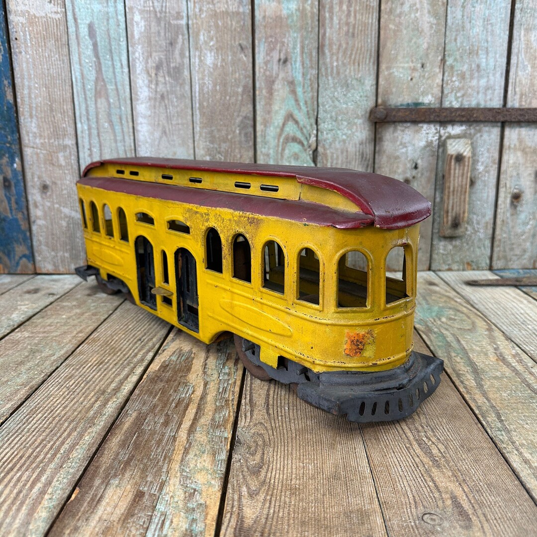 Antique Dayton-schieble Hill Climber 1920's Pressed Steel Streetcar ...