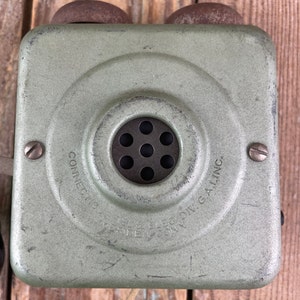 Vintage Intercom Telephone Box Connecticut Tele. & Elec. Div. Vintage ...