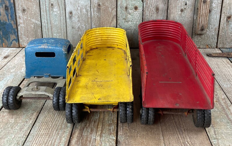 Vintage Structo Mfg. Company Toy Truck and 2 Trailers | Etsy