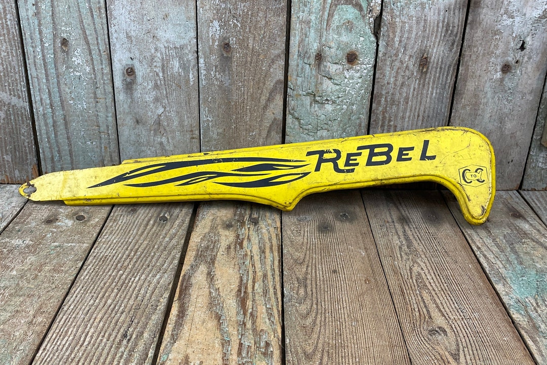 Vintage Rebel Chain Guard Salvage Metal Bike Part - Etsy