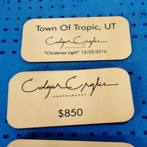 Personalized Name Badges Name Tags ID Tags. Laser Engraved - Etsy Canada