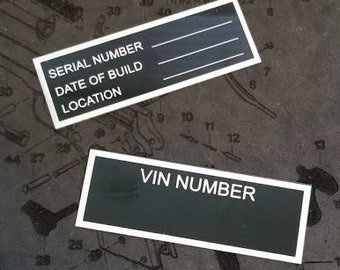 Engraved Metal Plate - Etsy