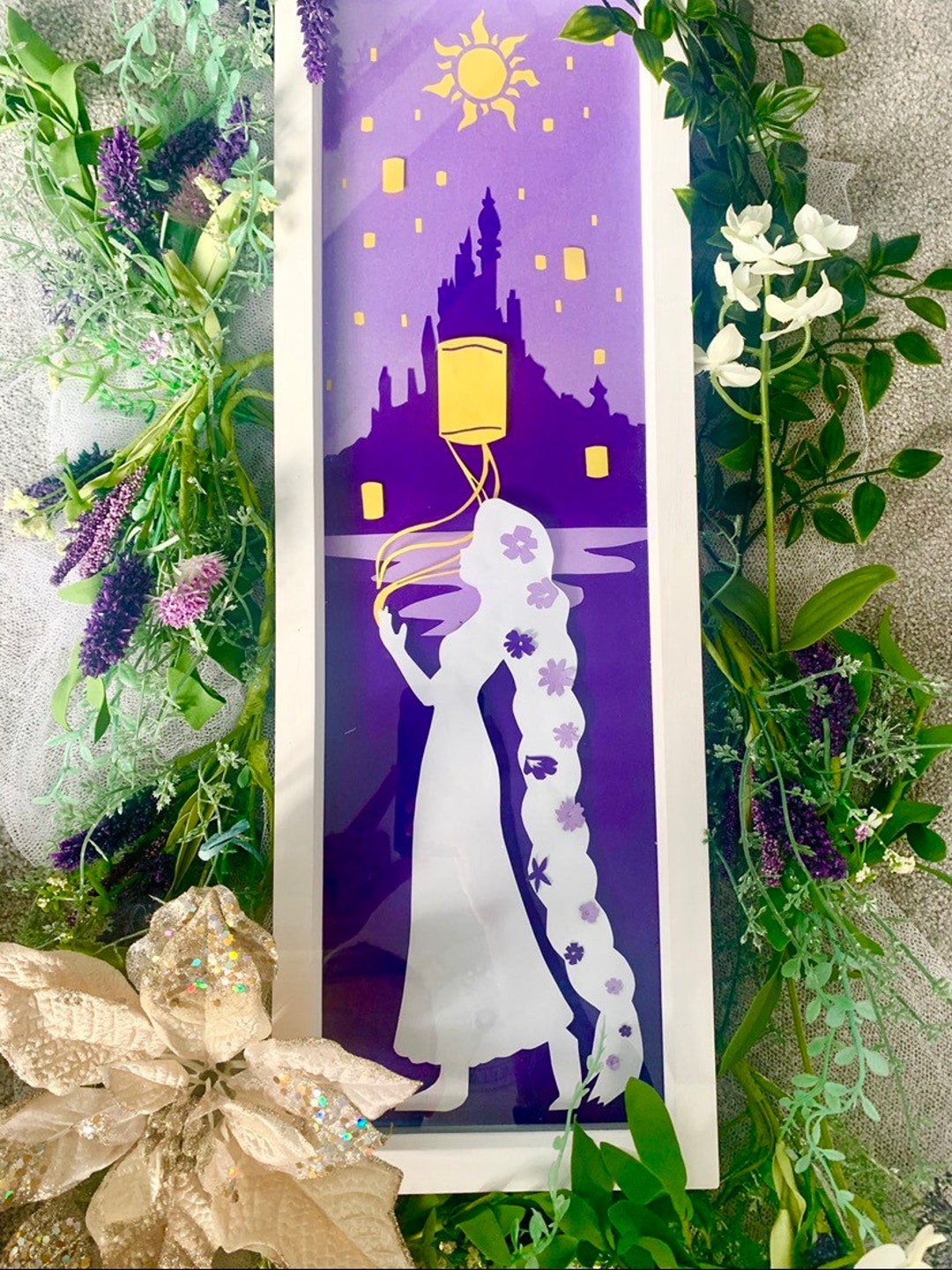 Disney Tangled- Rapunzel ‘I See the Light’ Shadowbox Frame - Etsy