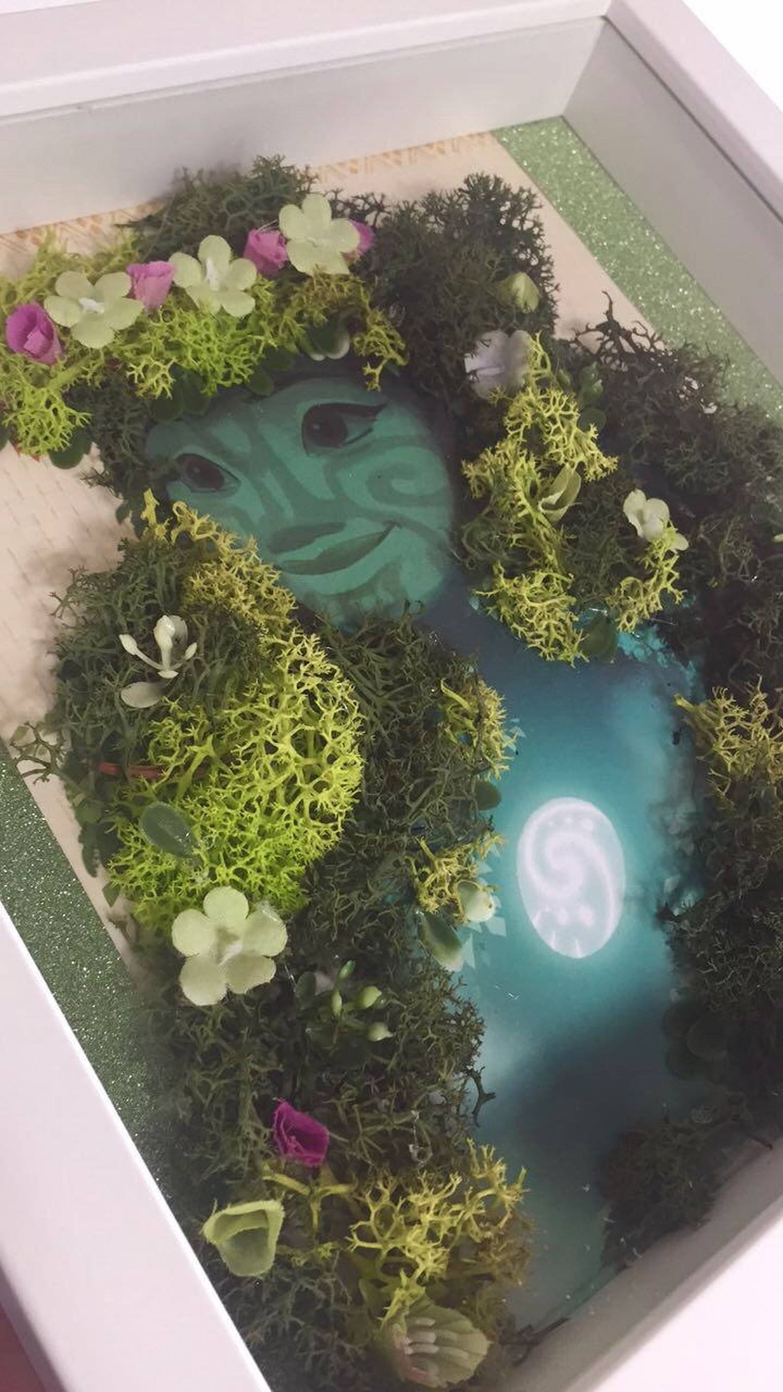 Moana Te Fiti Shadow Box Frame - Etsy UK