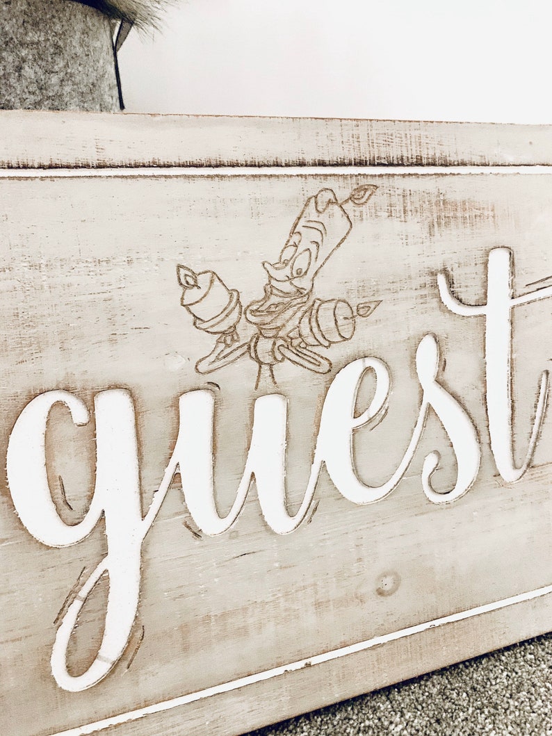 Be Our Guest Rustic Plaque | Etsy