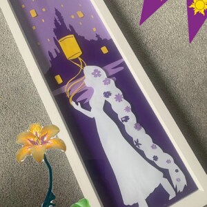 Disney Tangled- Rapunzel ‘I See the Light’ Shadowbox Frame - Etsy