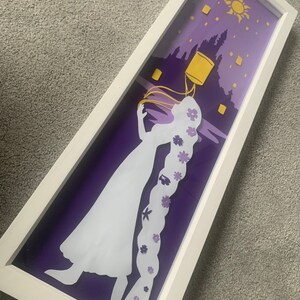 Disney Tangled- Rapunzel ‘I See the Light’ Shadowbox Frame - Etsy