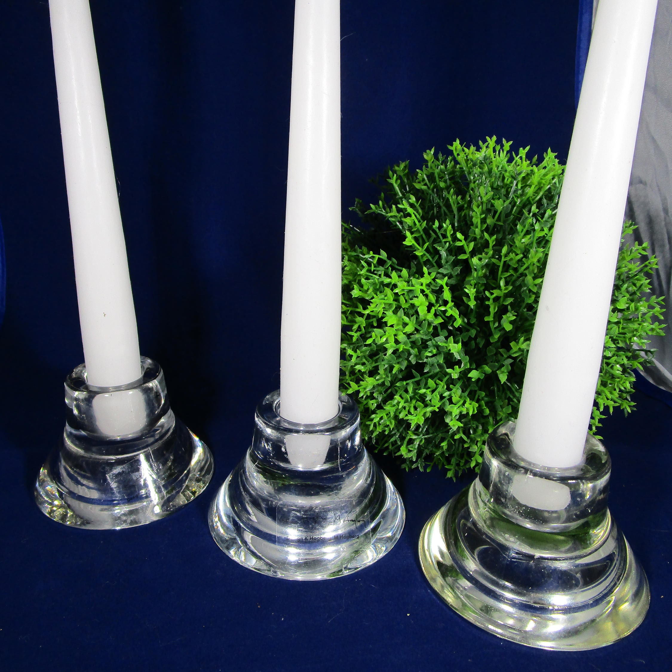 ONE Swedish Glass Glass Candlesticks Modern Candlestick - Etsy