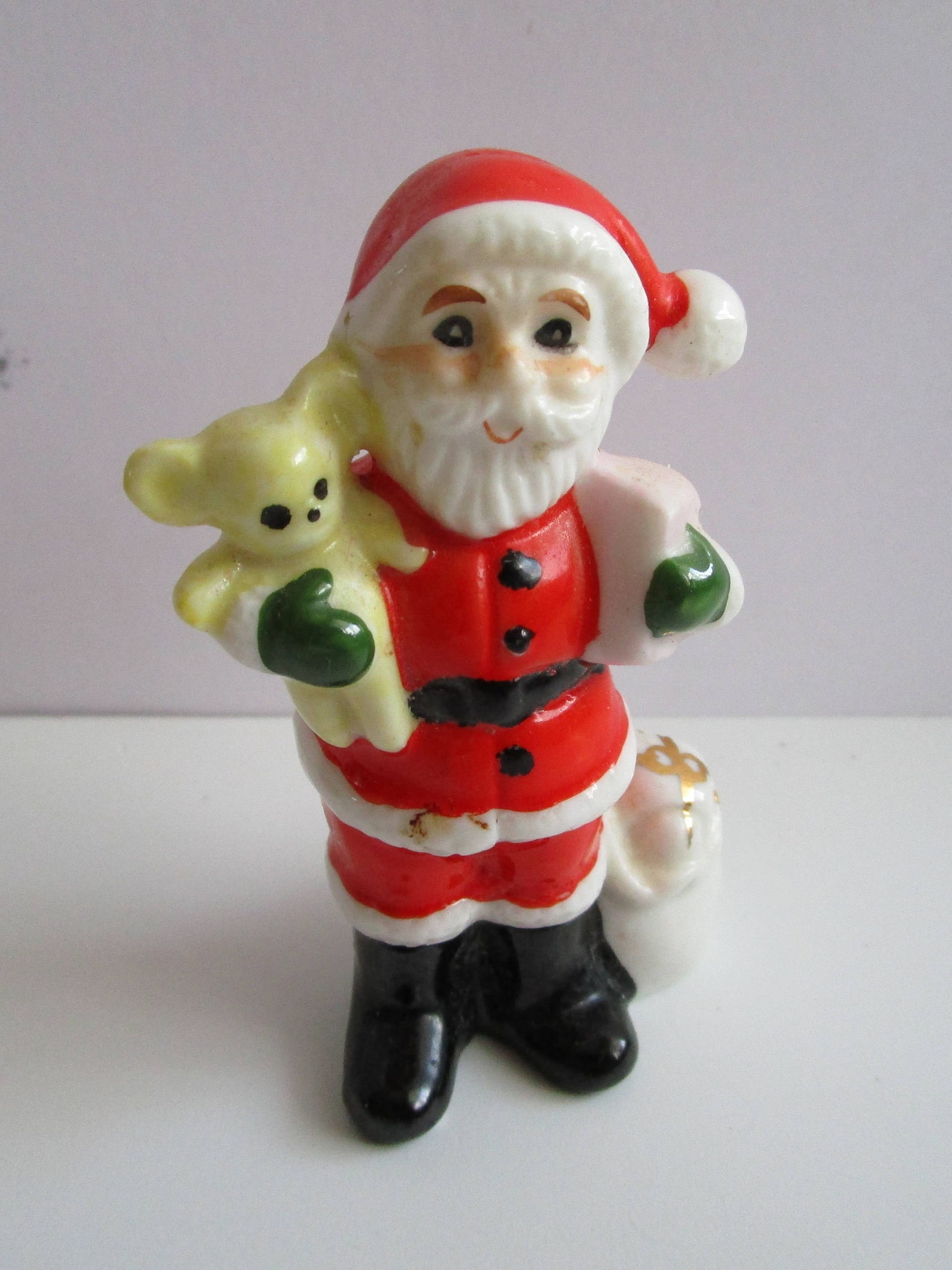 Vintage Santa Claus Santa Figurine Porcelain Ceramic Swedish - Etsy