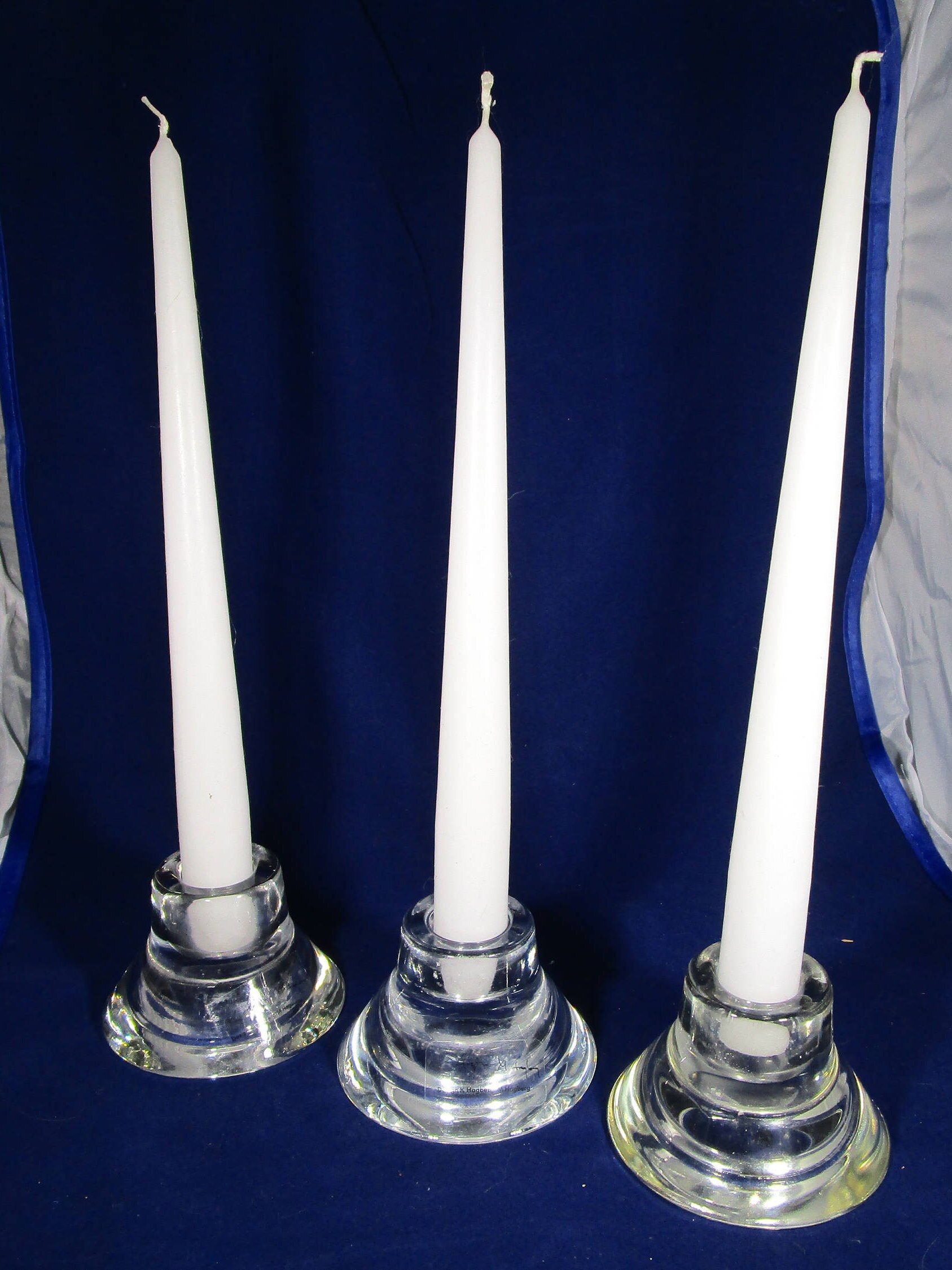 ONE Swedish Glass Glass Candlesticks Modern Candlestick - Etsy