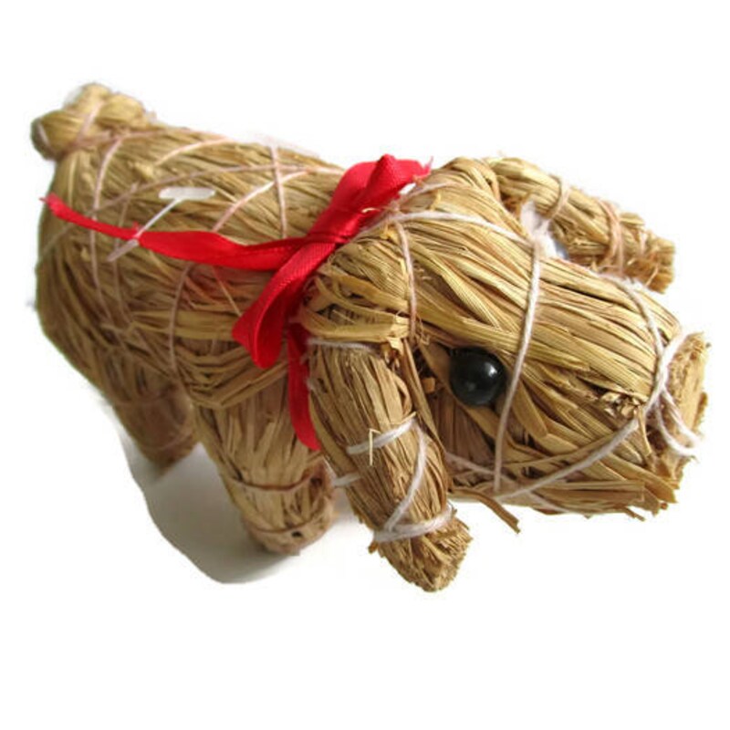 Straw Ornaments - Etsy