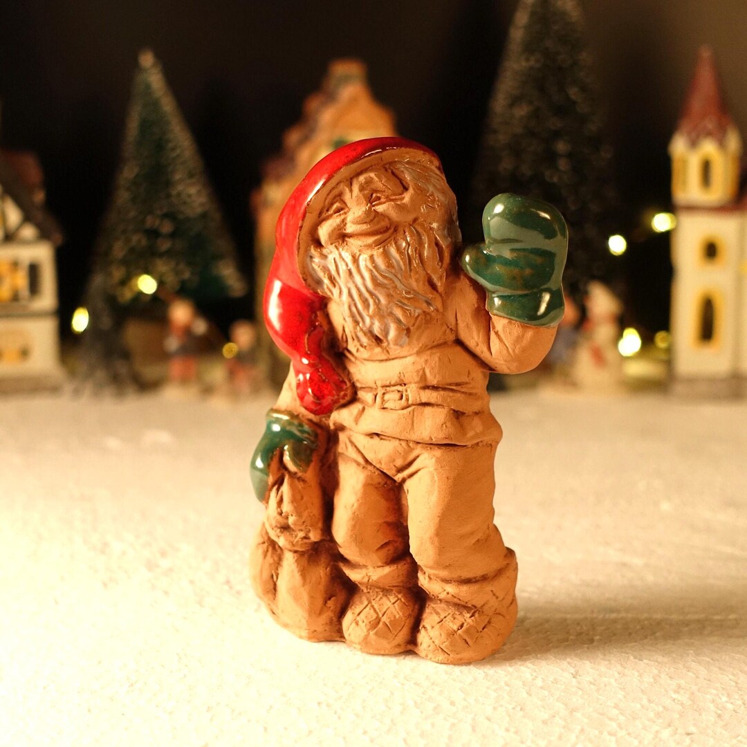 Vintage Jie Gantofta Ceramic Santa Claus Figurine: Swedish Nisse ...