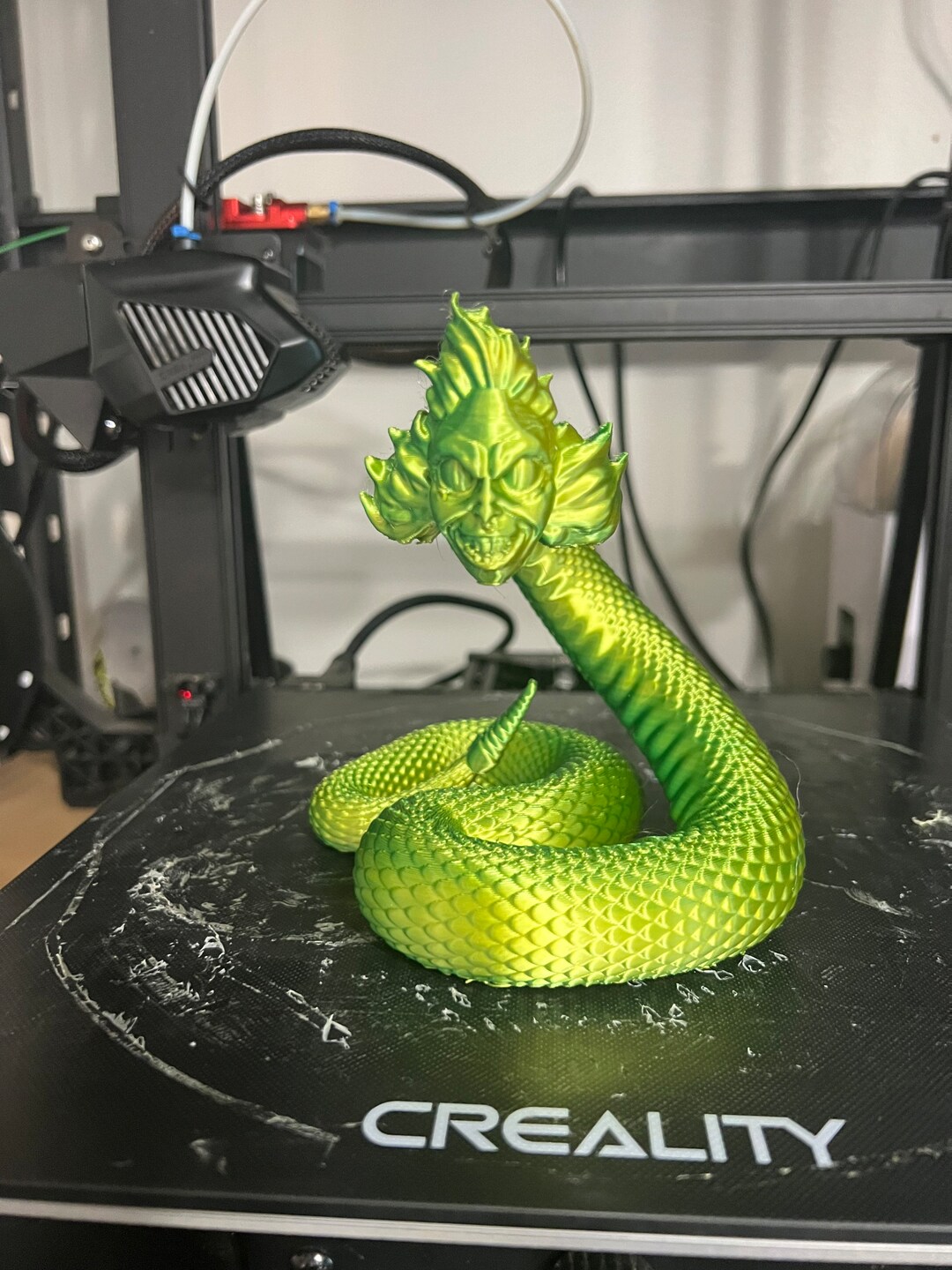 Beetlejuice Snake Transformation Sculpture 8 Inch 3D Printed Cinematic ...