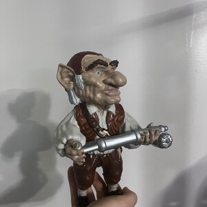 Hand-painted Hoggle Figure 3-D Printed Collectible From Labyrinth ...