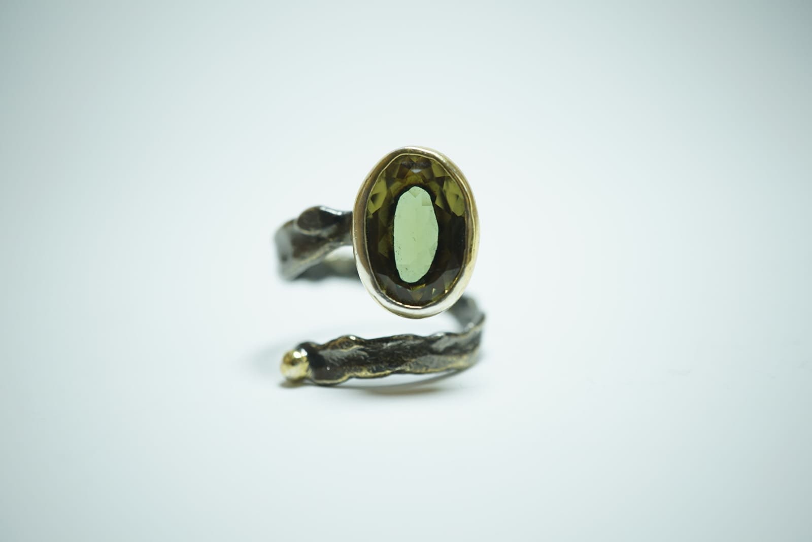 Color Changing Stone Ring Adjustable 925k Sterling Silver | Etsy