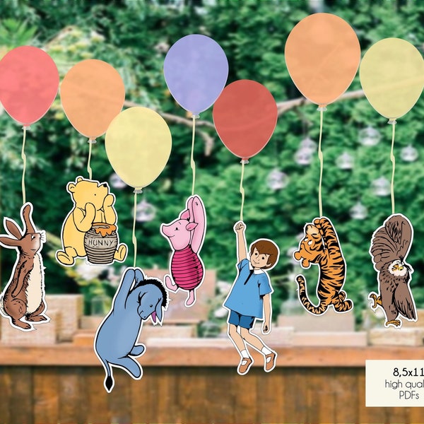 Winnie the Pooh Floating Balloon - Etsy