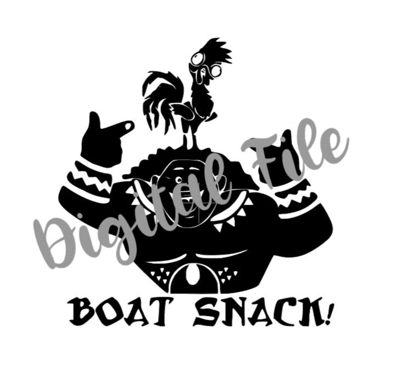 Maui Boat Snack, Digital File for Cutting or Printing - Etsy