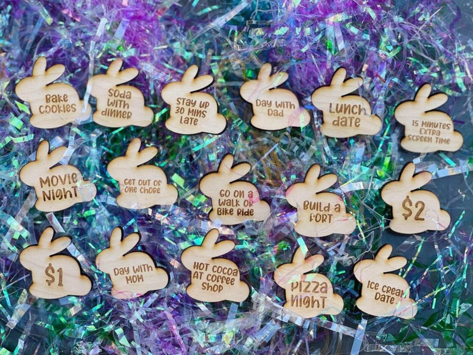 Easter Egg Tokens - Easter Egg Fillers - Easter Tokens - Easter Basket ...