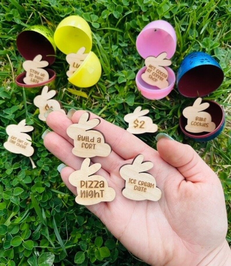 Easter Egg Tokens - Easter Egg Fillers - Easter Tokens - Easter Basket ...
