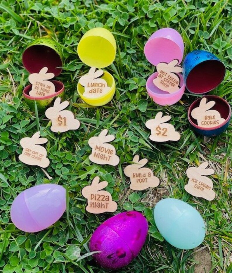 Easter Egg Tokens - Easter Egg Fillers - Easter Tokens - Easter Basket ...