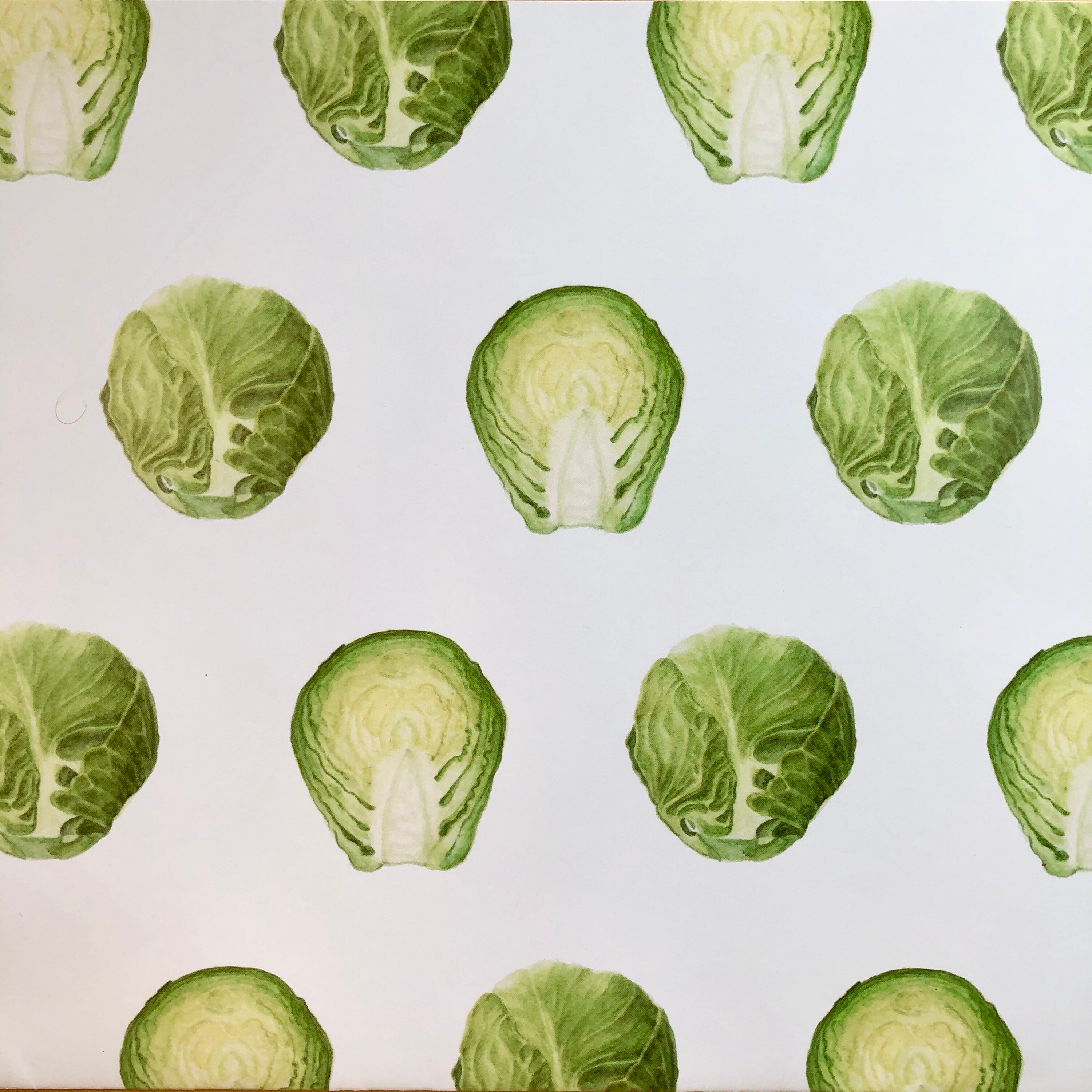 Brussel Sprout Wrapping Paper. - Etsy