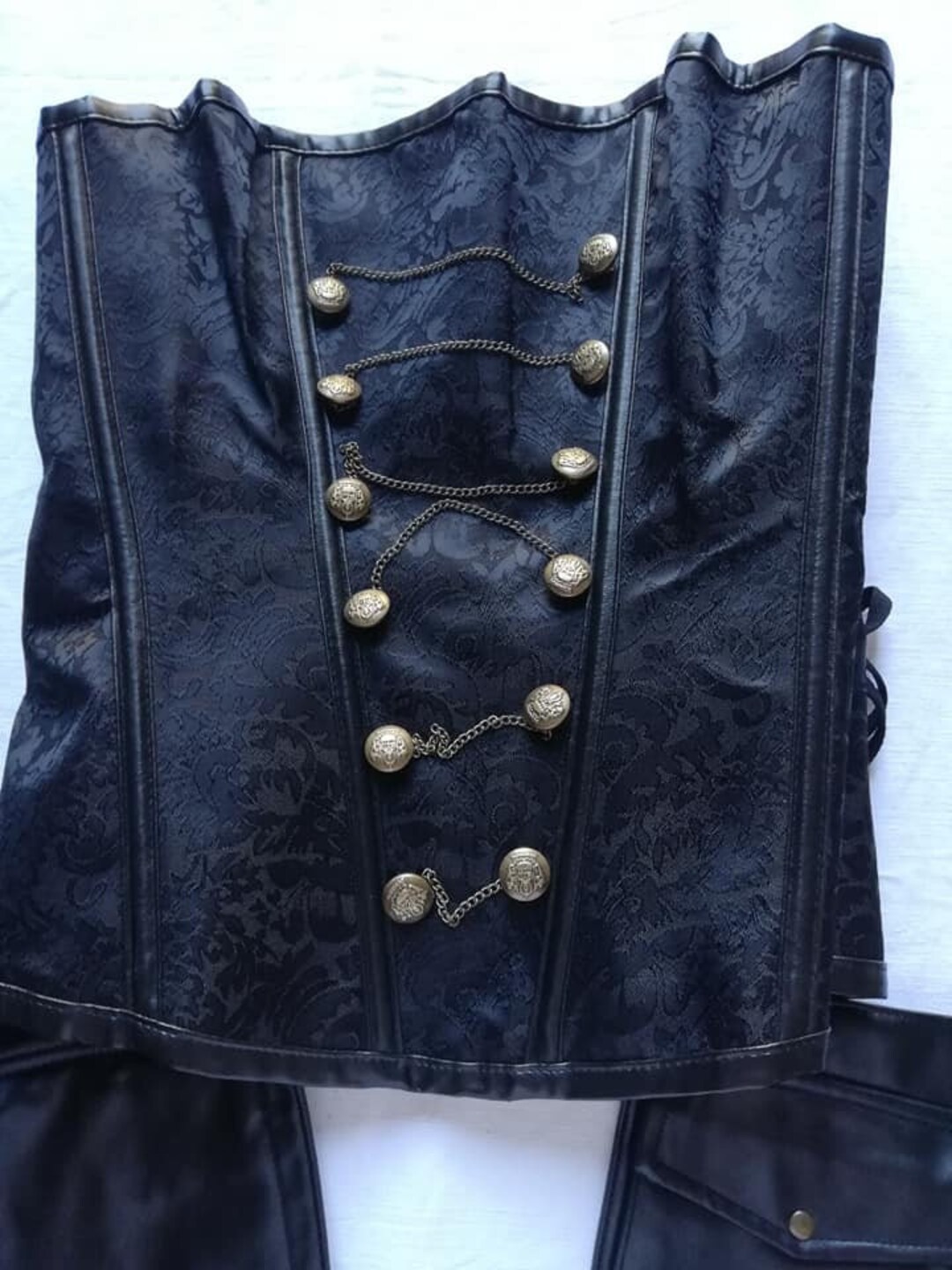 Complete Corset, Shoulder Covers and Side Saddlebags - Etsy
