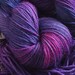Purple Variegated BFL DK Superwash Yarn - Etsy