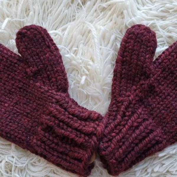 Wool Mittens - Etsy