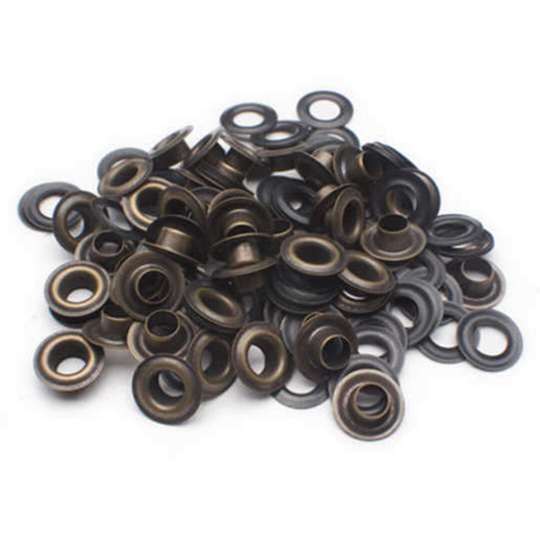Grommet + Washer - Sz. 0 Antique Brass (dozen) Corset Making Supplies ...
