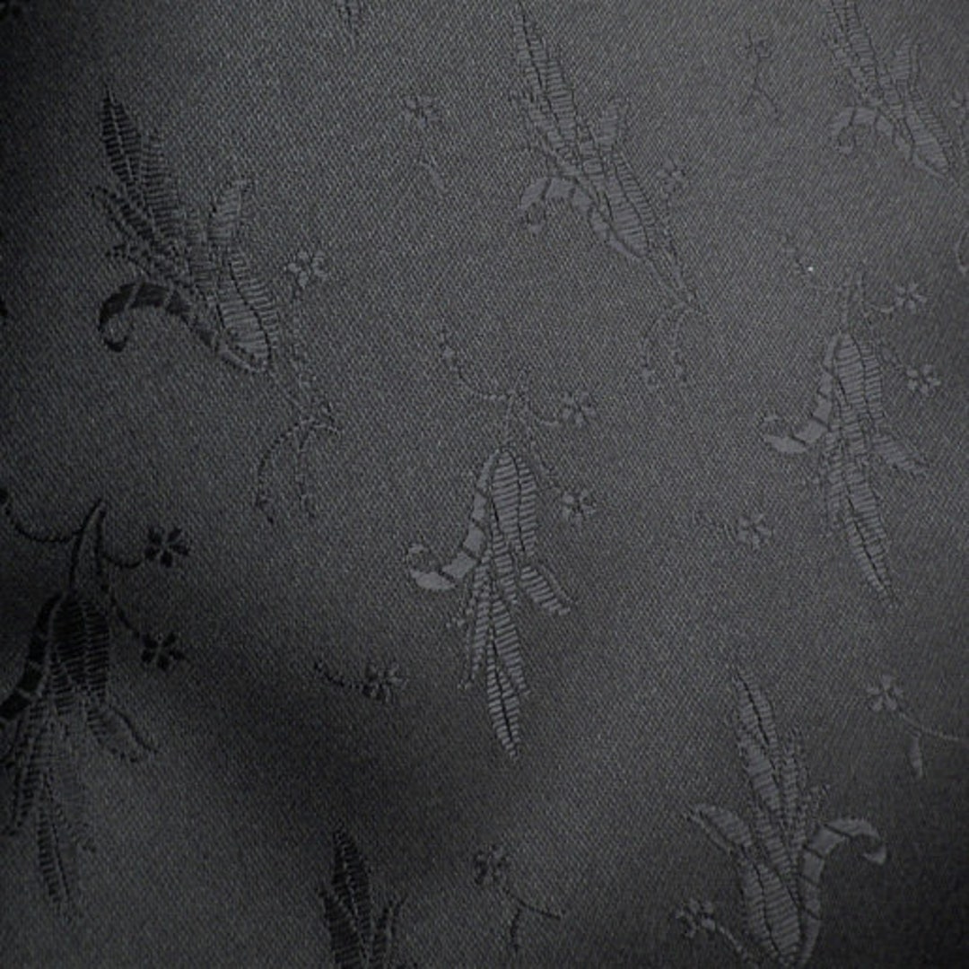 Imported Black Coutil Brocade - Corset Making - Etsy