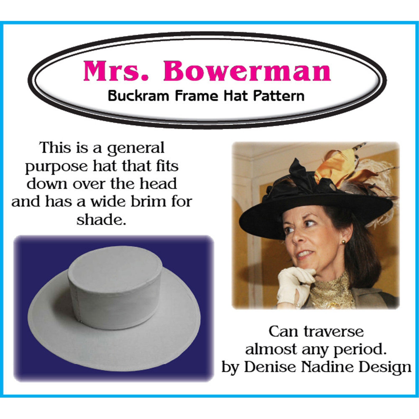 Hat Pattern Titanic Mrs. Bowerman - Etsy