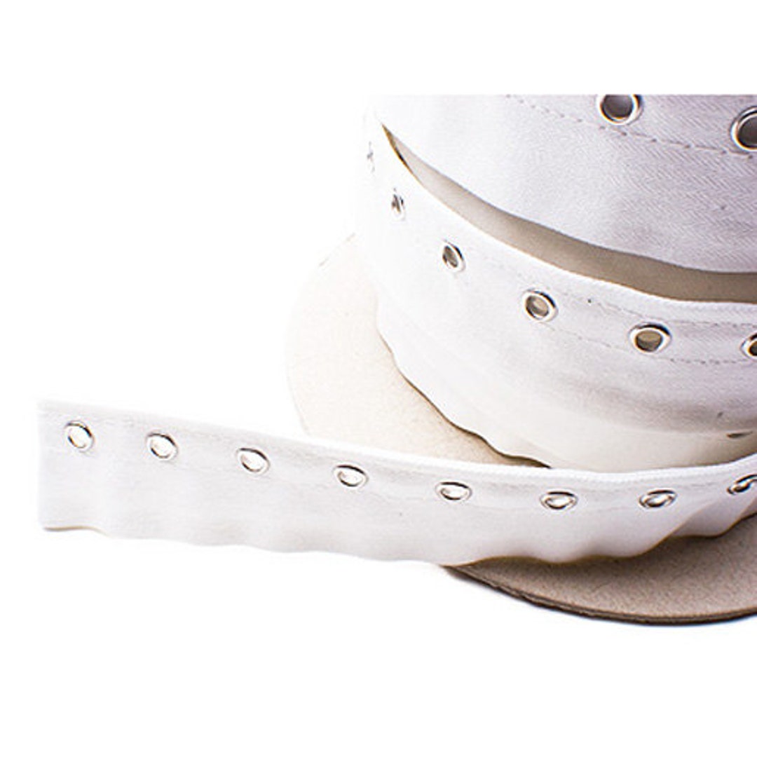 Eyelet Tape White Coutil - by the Yard - Corset Making Supplies - Etsy