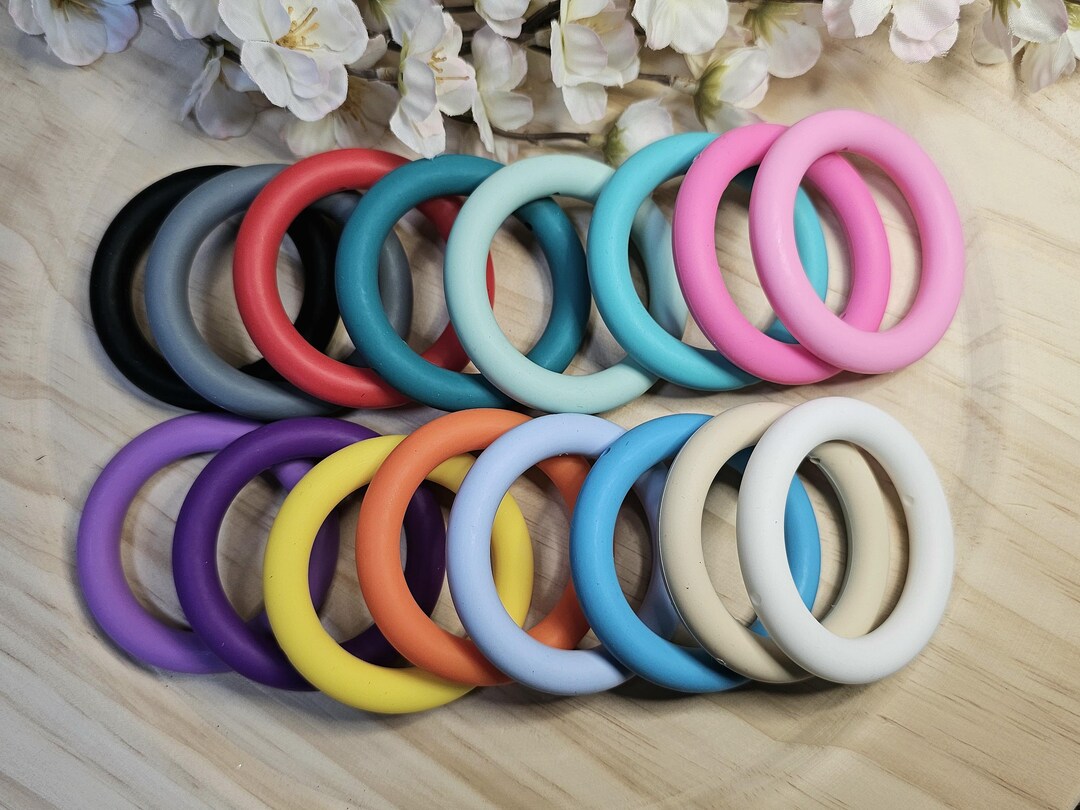 Solid Silicone 65mm Rings for Car Charms and Beading - Etsy