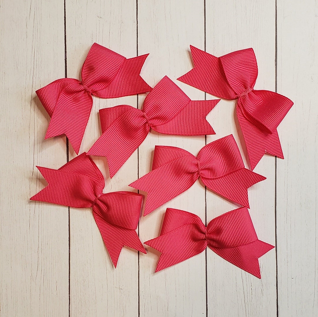 Hot Pink Bows/freshy Bows/craft Bows/2 Inches - Etsy