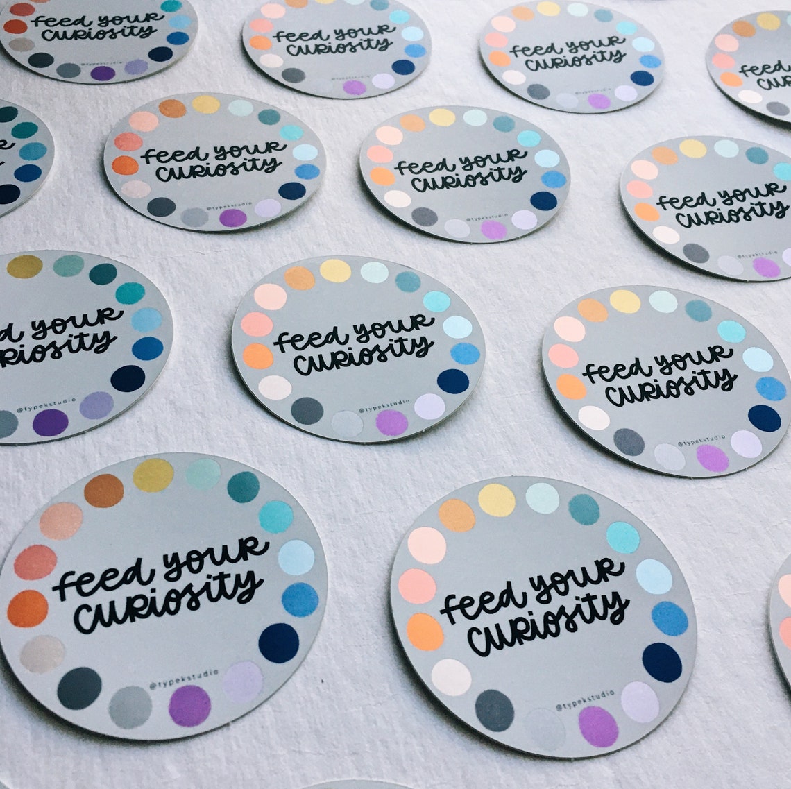 Feed Your Curiosity Reflective Sticker - Etsy
