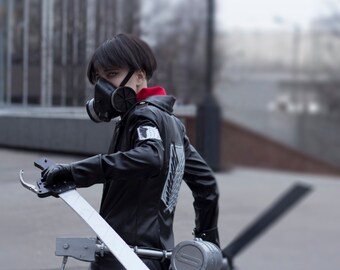 Cosplay Blue Coat Costume Attackontitan Shingeki Levi Rivaille | Etsy