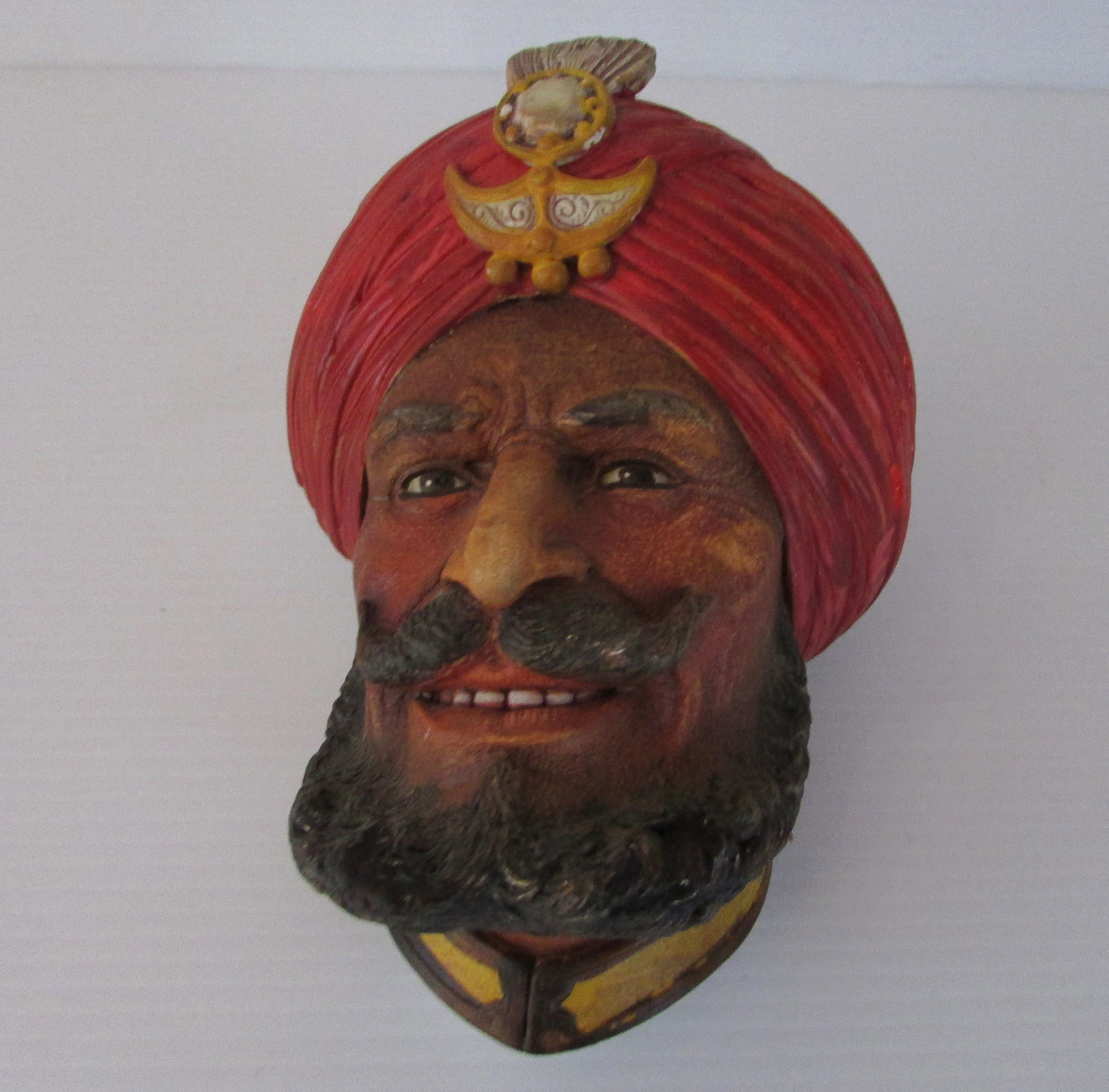 Vintage Bossons Congleton England Chalkware Head Wall Hanging Character ...