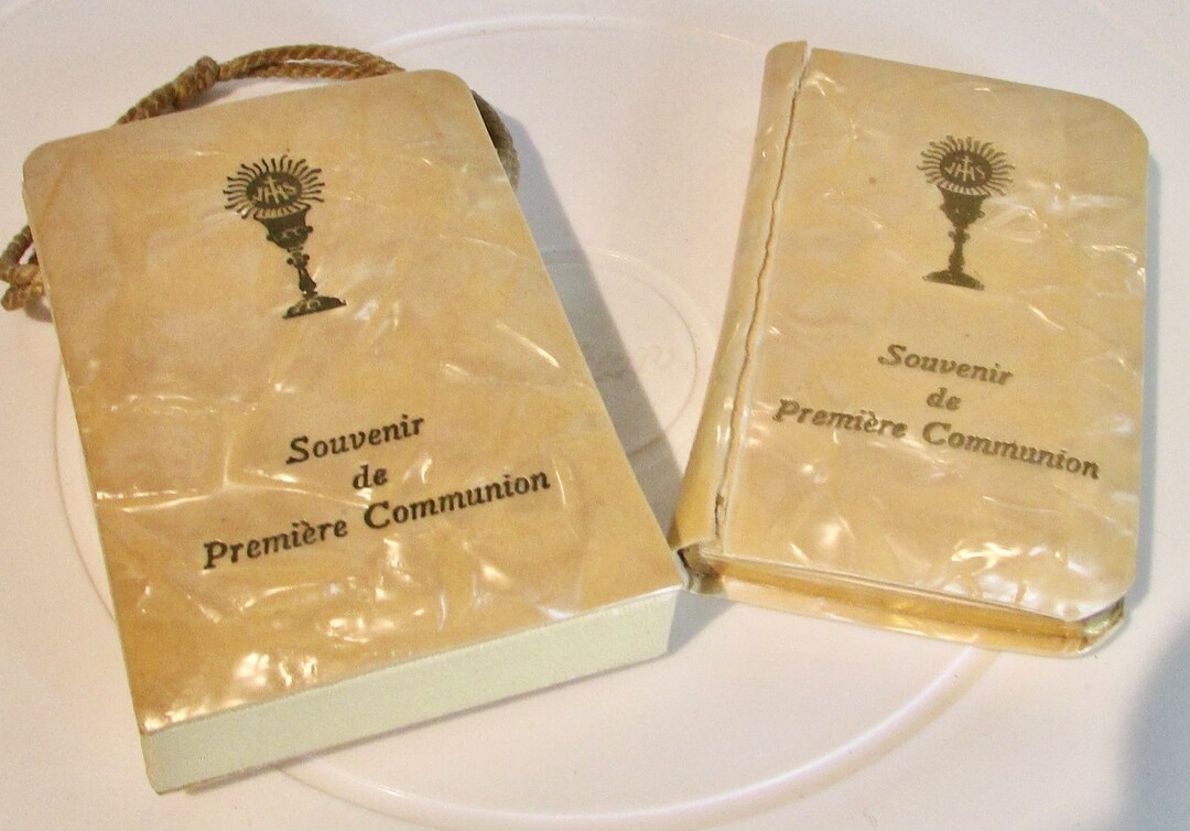 First Communion Catholic Prayer Book With Case / My 1st Communion ...