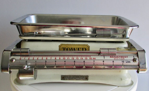 Vtg beautiful TOWER GERMANY counter scale /stainless … - Gem