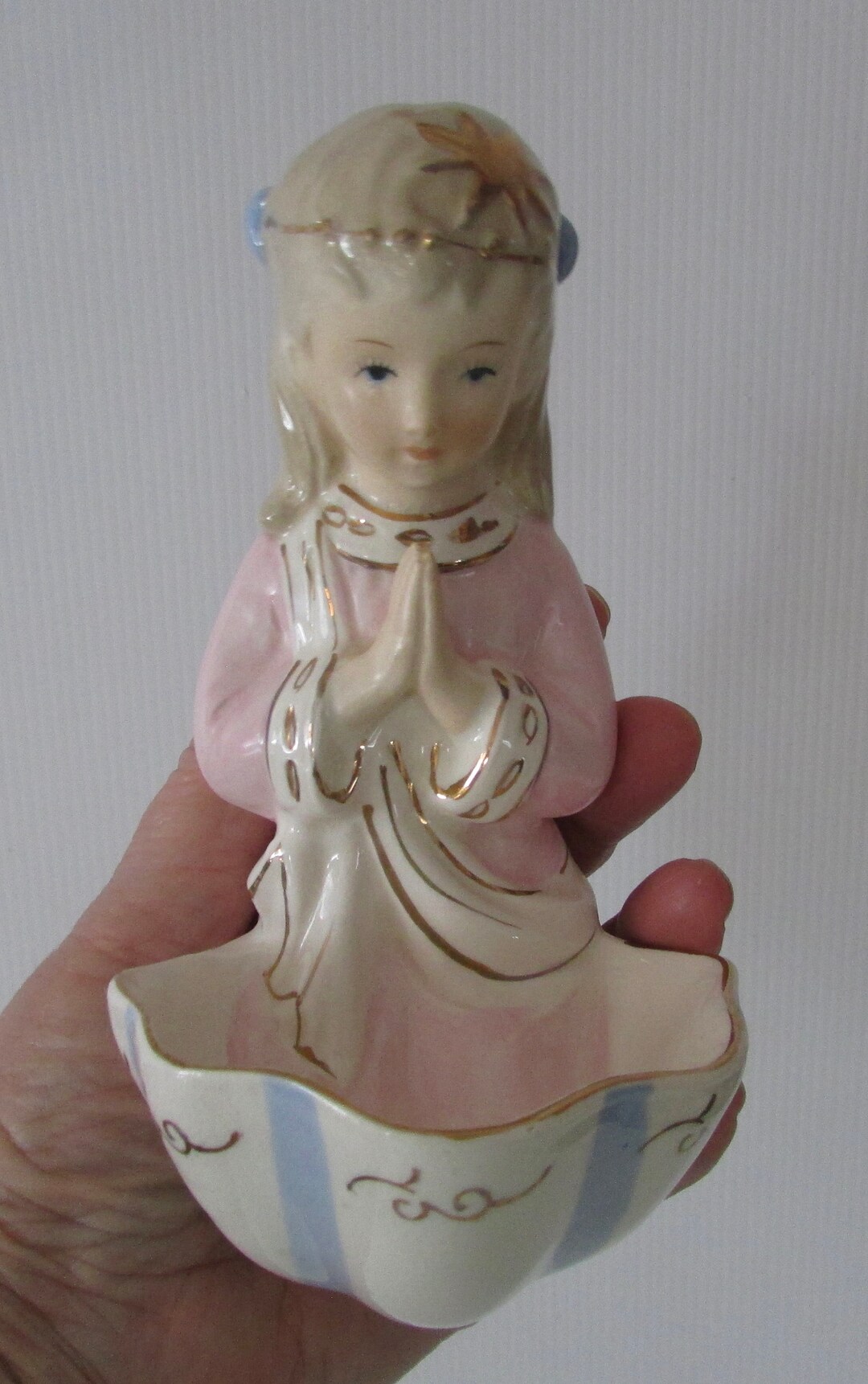 Beautiful GLORIA Collectable Porcelaine Holy Water Wall Hanging ...