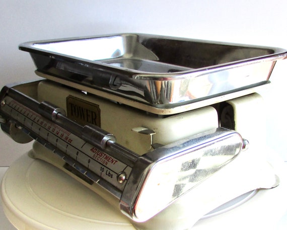 Vtg beautiful TOWER GERMANY counter scale /stainless … - Gem