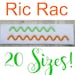 Rick Rack, Ric Rac Embroidery Design, Ric Rac Embellishment, Rick Rack ...