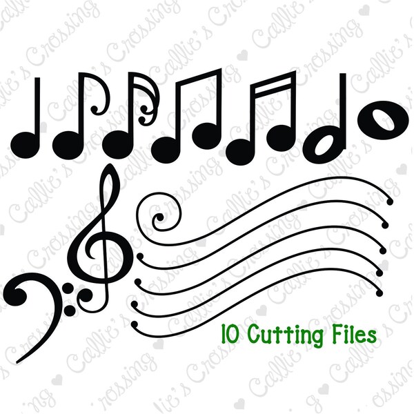 Musical Staff Svg - Etsy