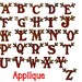 SALE Antler Applique Letters, 26 Antler Letters, 3 Sizes of Each Letter ...