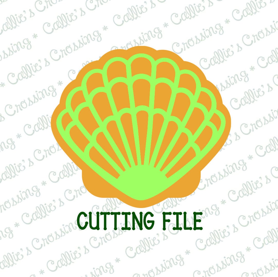 Shell SVG Cutting File, Shell Cutting Files, Shell Svgs, Sea Shell Svg ...